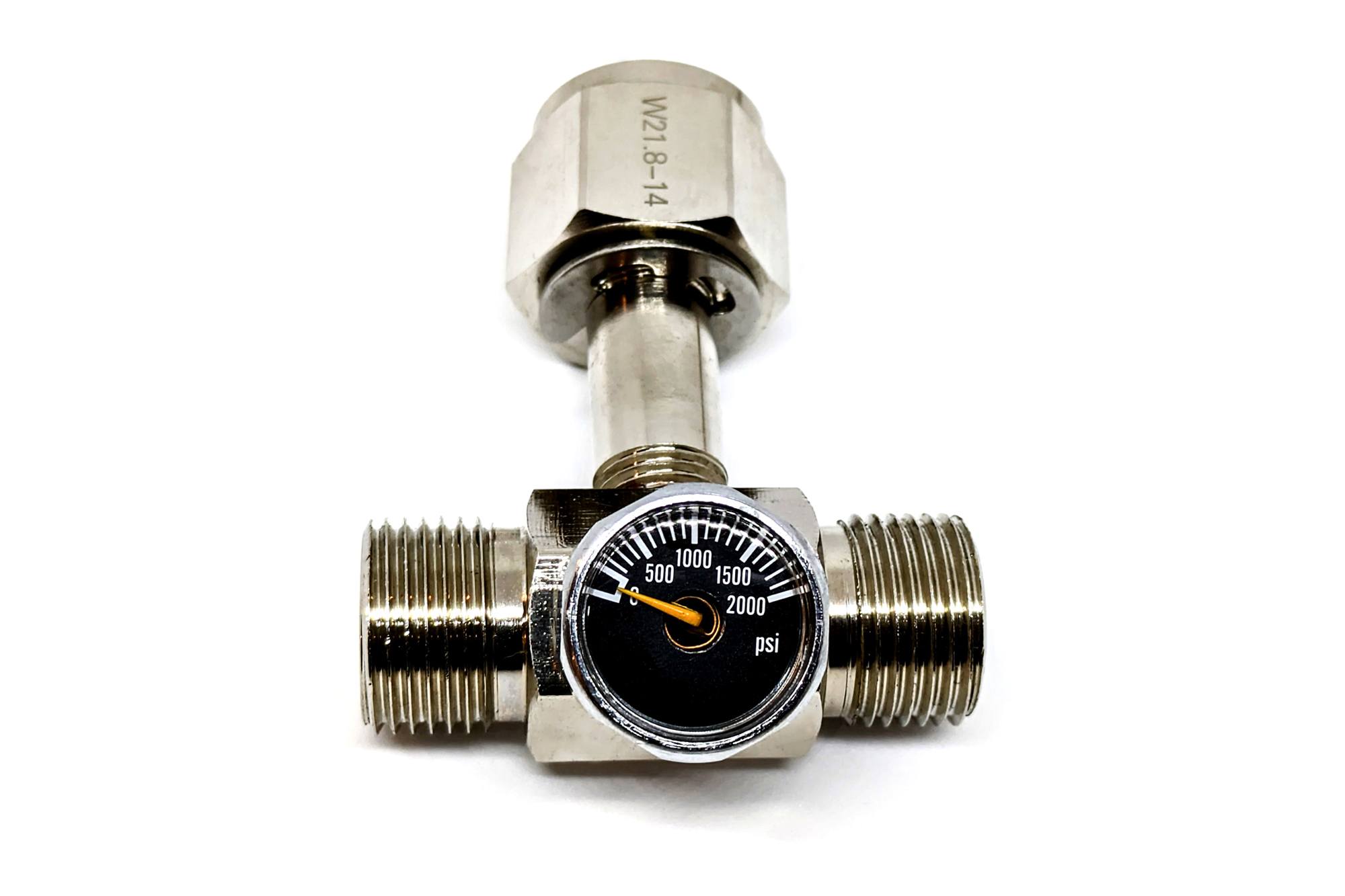 CO2 Cylinder Two-Way T-Splitter | CO2 Supermarket