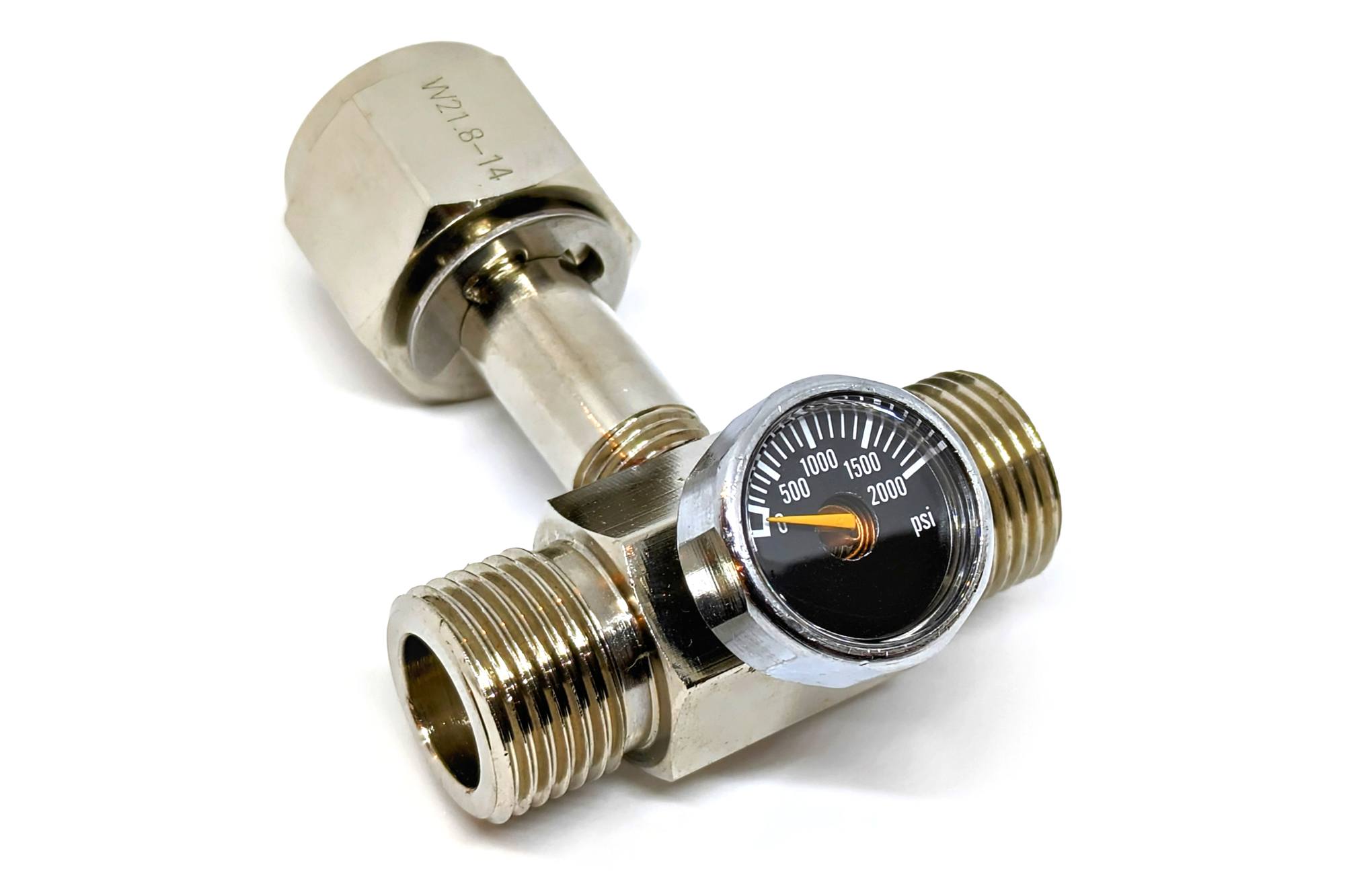 CO2 Cylinder Two-Way T-Splitter | CO2 Supermarket