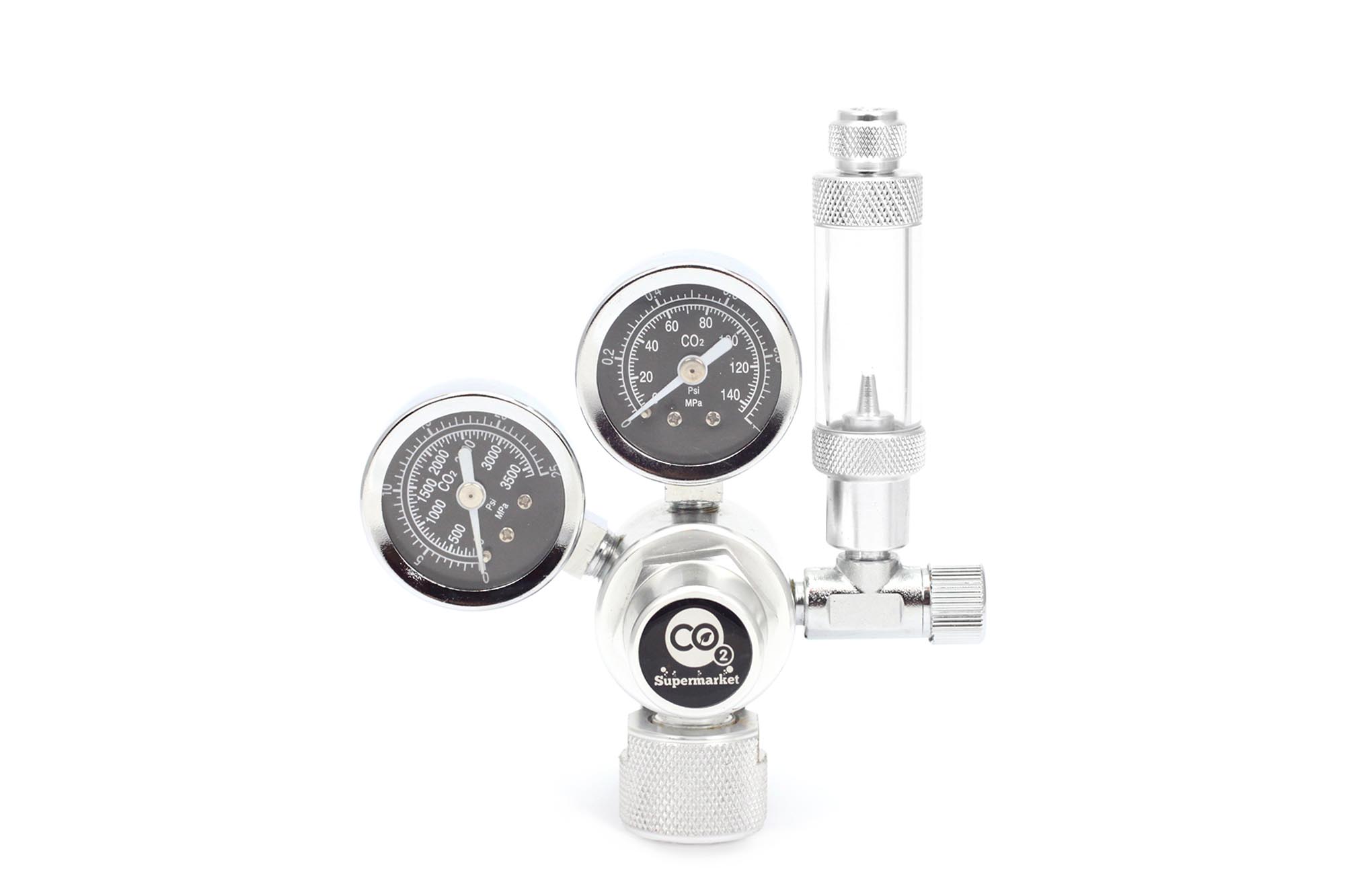 Regulator CO2 Bubble Counter With In-built Check Valve | CO2 Supermarket